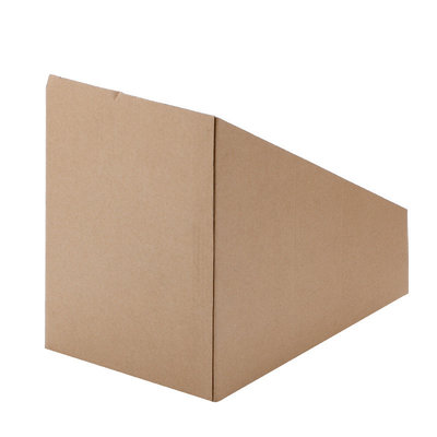 Cheap simple corrugarted kraft paper sneaker display box custom dimension supplier