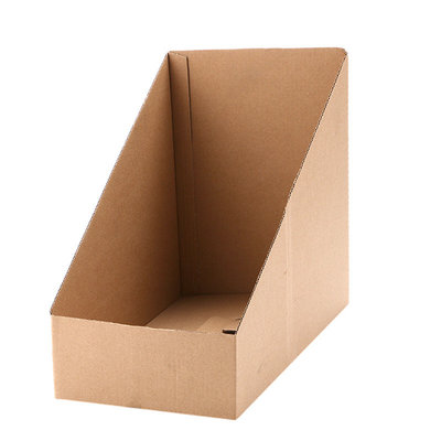Cheap simple corrugarted kraft paper sneaker display box custom dimension supplier