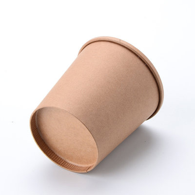 12oz Kraft Paper Cups For Hot Drinks 360ml Biodegradable Printed Logo Customized supplier