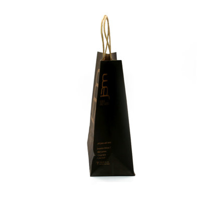 kraft paper shopping bag ladies jeans packaging with handle paper rope supplier
