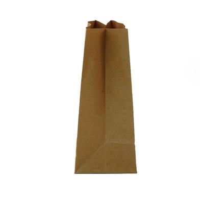Custom single color printing Kraft paper cosmetic facial mask bag without handle supplier