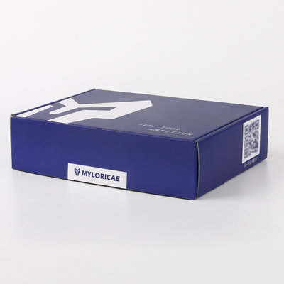 Gold stamping folding corrugated paper clothing packaging box supplier