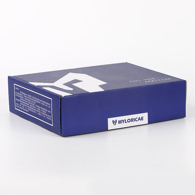 Gold stamping folding corrugated paper clothing packaging box supplier