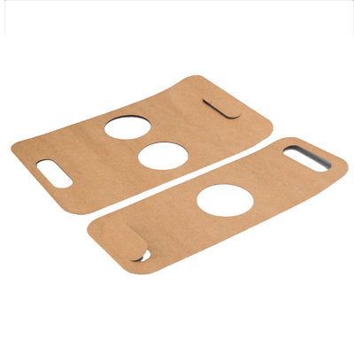 Simple design low cost portable Kraft cup holder take out hot drink carrier bag supplier