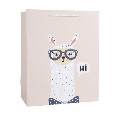 Creative cute design animal handmade kids toy packaging paper bag wholesale supplier