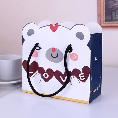 OEM cheap storage toy paper shopping bag custom printing China factory supplier