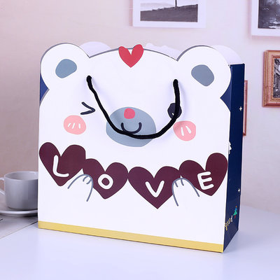 OEM cheap storage toy paper shopping bag custom printing China factory supplier