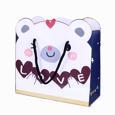 OEM cheap storage toy paper shopping bag custom printing China factory supplier