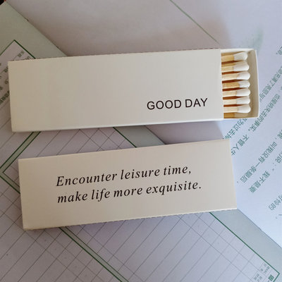 100mm Length White Head Cigar Matches Customized Logo Printing Box Matches supplier