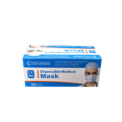 Ce Fda Certificate 3ply Non-Woven Fabrics Earloop Disposable Surgical Face Mask Medical Masks supplier