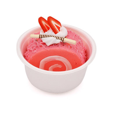 Biodegradable sugarcane salad bowls sauces tray disposable bagasse paper DIY plate mini tableware supplier