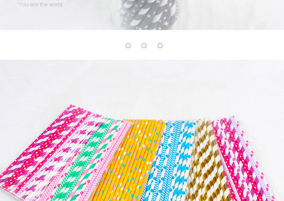Custom biodegradable food grade 10mm millimeter colorful kraft paper straws for milk tea party supplier