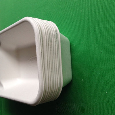 biodegradable eco-friendly tableware sugarcane rectangle shaped food tray supplier