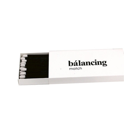 75mm Black Stick Match Box Matches Customized Logo Printing Candle Matches supplier