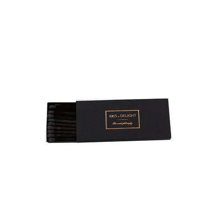 75mm Black Stick Head Matches Customized Logo Printing Candle Safety Matches Black Tip supplier