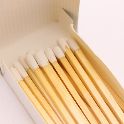100mm Length White Head Matches Safety Matches Stick White Tip Wholesale supplier