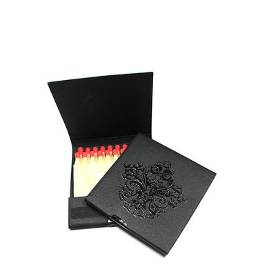 Custom Name Logo Printing Book Matches UV Printing Wooden Matches Stick Red Tip supplier