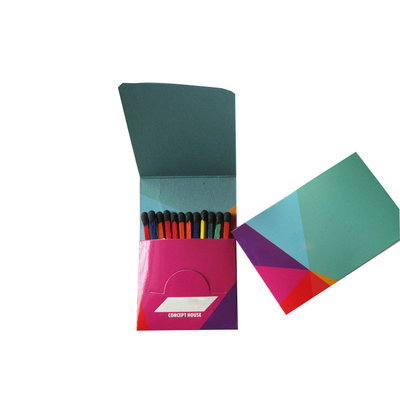 Custom Name Logo Printing Book Matches Safety Sheet Matches Wooden Matches Stick Red Tip Wholesale supplier