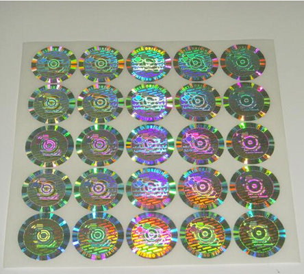 Custom printing peel off laser sticker, wholesale prices label sticker printing, 3D label sticker printing supplier