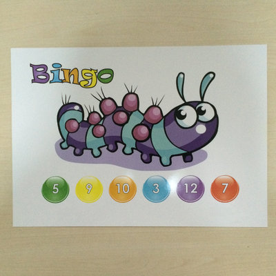 Bingo Card, Learning Card Wholesale, Number card personalized printing, board game card printing supplier
