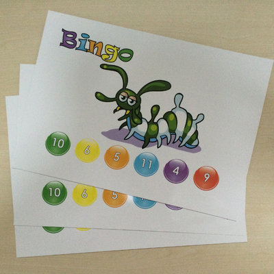 Bingo Card, Learning Card Wholesale, Number card personalized printing, board game card printing supplier