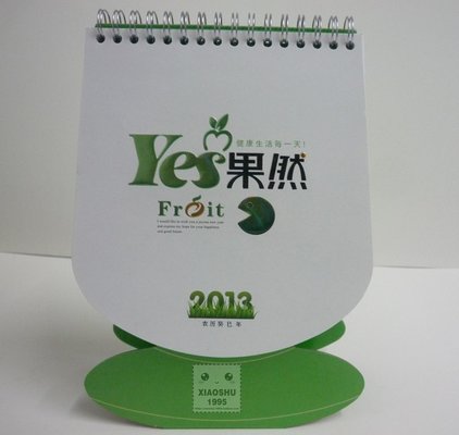 2018 company advertising calendar printing, Glossy art card desk calendar with cheap prices, cute desk calendar supplier