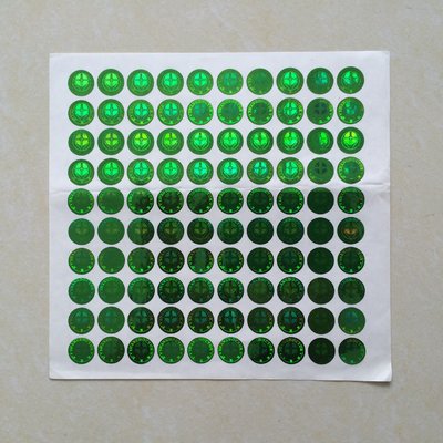 Custom printing peel off laser sticker, wholesale prices label sticker printing, 3D label sticker printing supplier