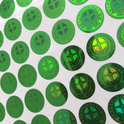 hologram label OEM printing, made to order anti fake label printing, 3D label printing service supplier