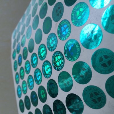 hologram label OEM printing, made to order anti fake label printing, 3D label printing service supplier