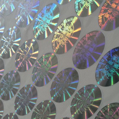 Anti-fake label, silver hologram label, gold hologram label. color hologram laser label OEM printing supplier