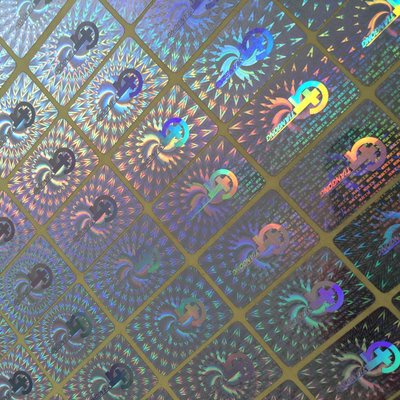 3D Custom Reflective Sticker Label Hologram Sticker, silver color laser anti fake label stickers supplier