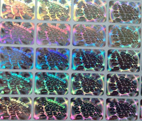 Factory High Quality 3D Hologram/Laser Sticker Label Printing, OEM self adhesive 3D clear transparent crystal sticker supplier