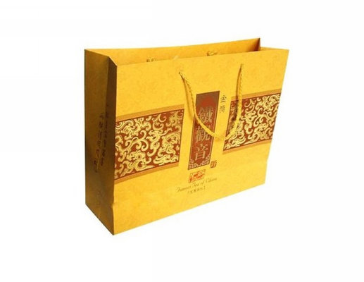 High quality cheap bag printing, artcard paper bag, packing sturdy bag with glossy laminated supplier