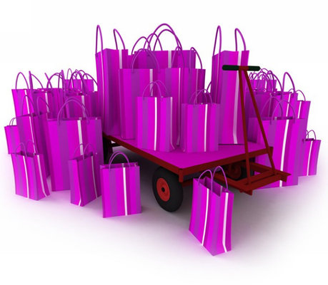 Cut gift bag wholesale, high end paper shopping bags, colored paper bags, carrier bag printing supplier