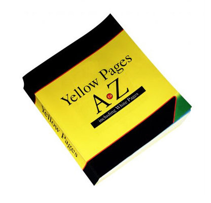 Saddle stitching booklets printing, yellow page book printing, thick book printing, big size book printing service supplier
