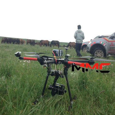 Carbon Fiber GPS Unmanned Aerial Vehicles UAV Government / Military Surveillance Drones