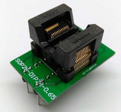 China programmer adapter Simple SSOP28 to DIP28 IC test socket adapter 0.65mm supplier
