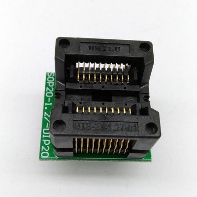 China programmer adapter SOP20 to DIP20 20 pin IC socket SOIC20 IC adapter supplier