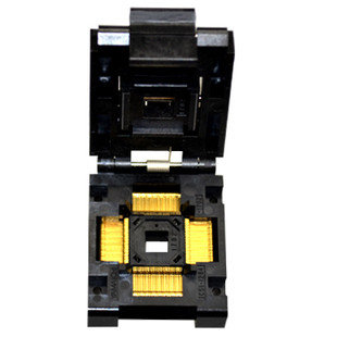 China programmer adapter QFP128 TQFP128 LQFP128 programming adapter 0.5mm / 0.4mm QFP128 supplier