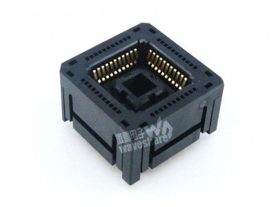 China programmer adapter Spring PLCC44 IC socket 1.27mm PLCC44 ic adapter supplier