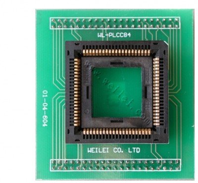 China programmer adapter Spring PLCC84 IC socket 1.27mm PLCC84 ic adapter supplier