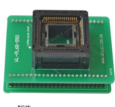China programmer adapter Spring PLCC68 IC socket 1.27mm PLCC68 ic adapter supplier