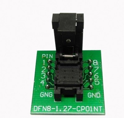 China programmer adapter DFN8 programming adapter 6×8 1.27mm QFN8 socket adapter supplier