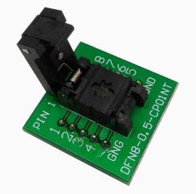 China programmer adapter DFN8 programming adapter 2×3 0.5mm QFN8 socket adapter supplier