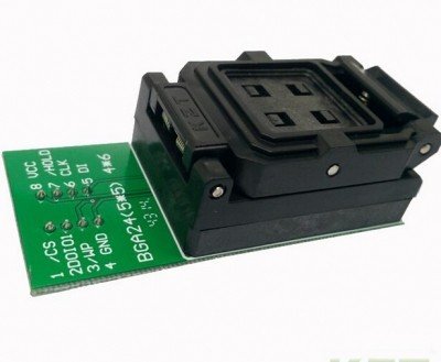 China programmer adapter BGA24 To DIP8 8 pin Test Socket BGA24 flash programming adapter supplier