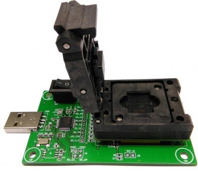 China programmer adapter eMCP221 FBGA221 Test Socket Adapter to USB Interface supplier
