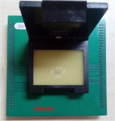 China VBGA40 ic socket flash memory adapter for up828 up818 supplier