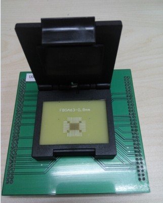 China Brand new BGA63P nand flash memory chip Test adapter for Sedum up-818P up-828P supplier
