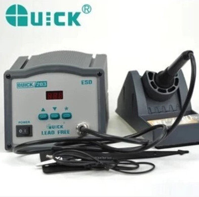 China Brand new Quick 203 digital temperature soldering station Lead free supplier