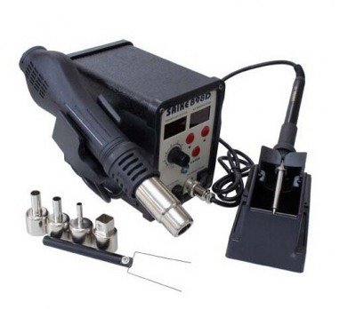China Brand new SAIKE 898D 2 IN 1 hot air rework station and soldering station supplier